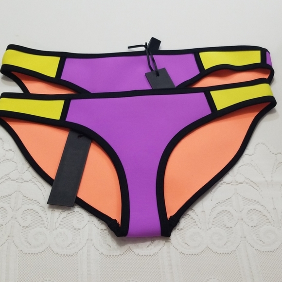 triangl swimwear | Swim | 37b Triangl Purpleyellow Bottoms Various ...